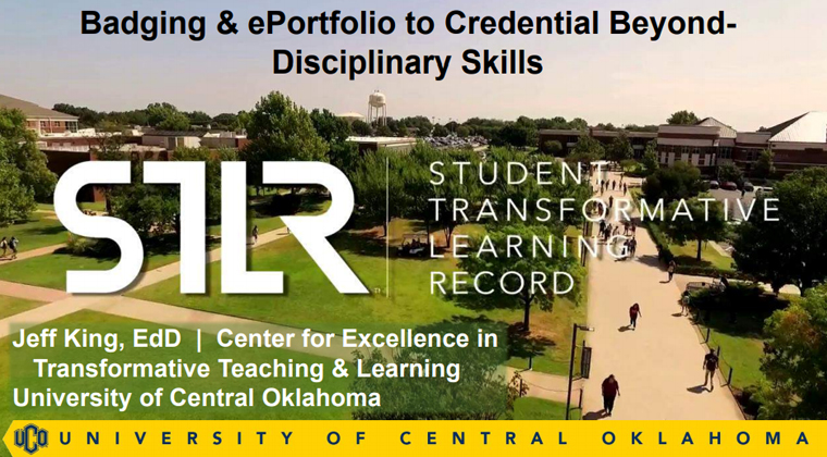 University of Central Oklahoma : Student Transformative Learning Record (STLR) et badges ...