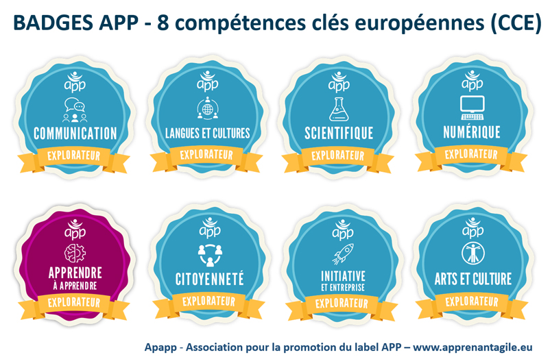 Apprenant agile : Système de badges numériques des APP en France et en ...