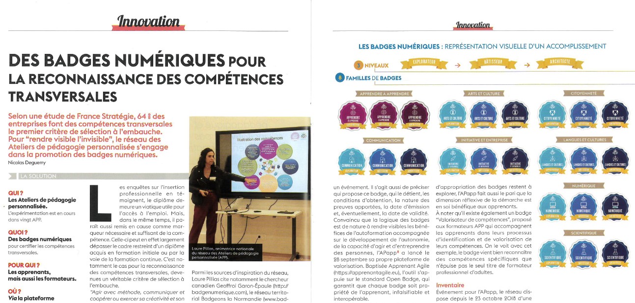 Apprenant agile : compétences transversales et badges numériques ...
