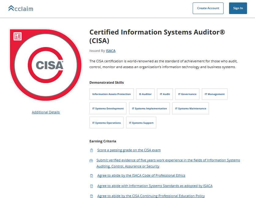 ISACA : certifications TI en cybersécurité avec badges numériques ...