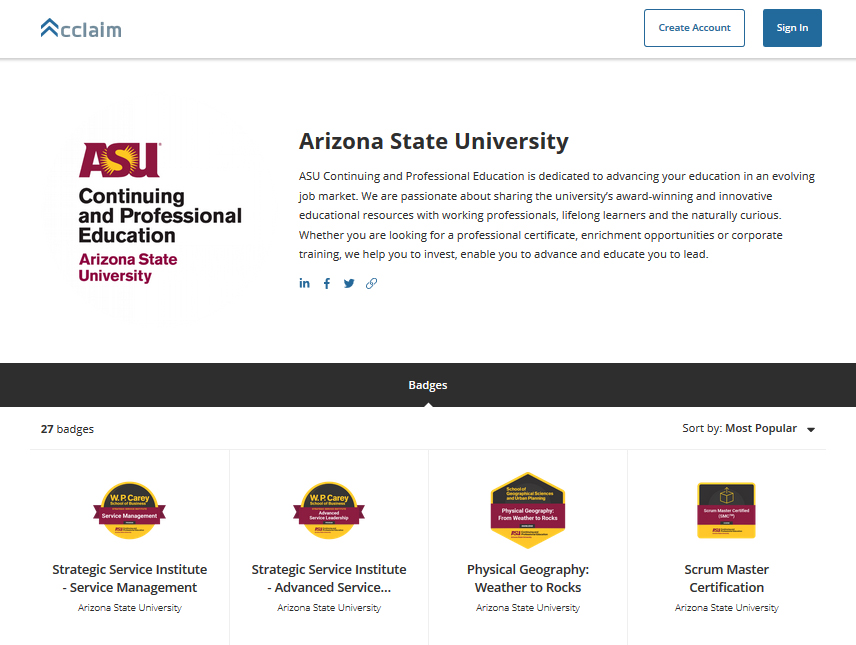 Top 10 - Universités américaines qui utilisent les badges numériques ...